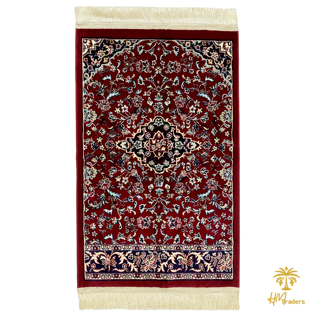 Rawda Premium Prayer Mat (Red)